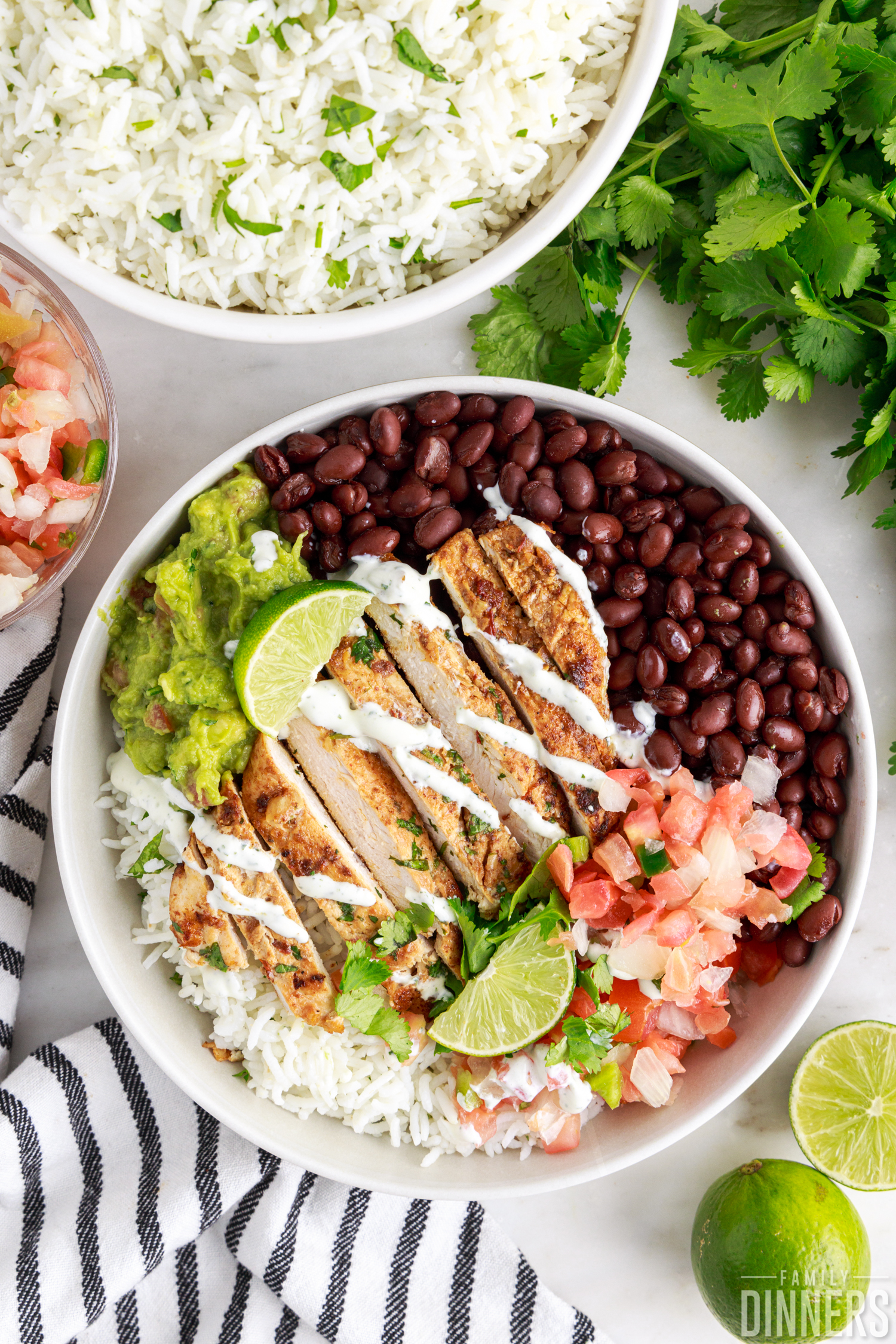 Amazing Chipotle Chicken Burrito Bowl - Family Dinners