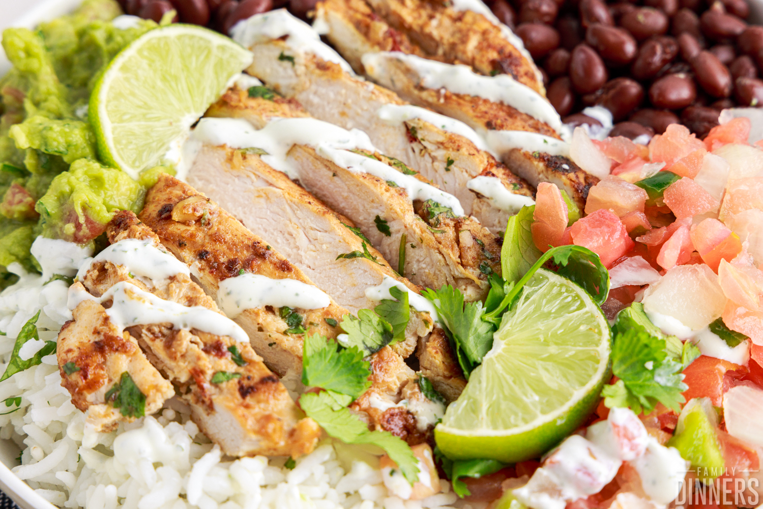 Amazing Chipotle Chicken Burrito Bowl - Family Dinners