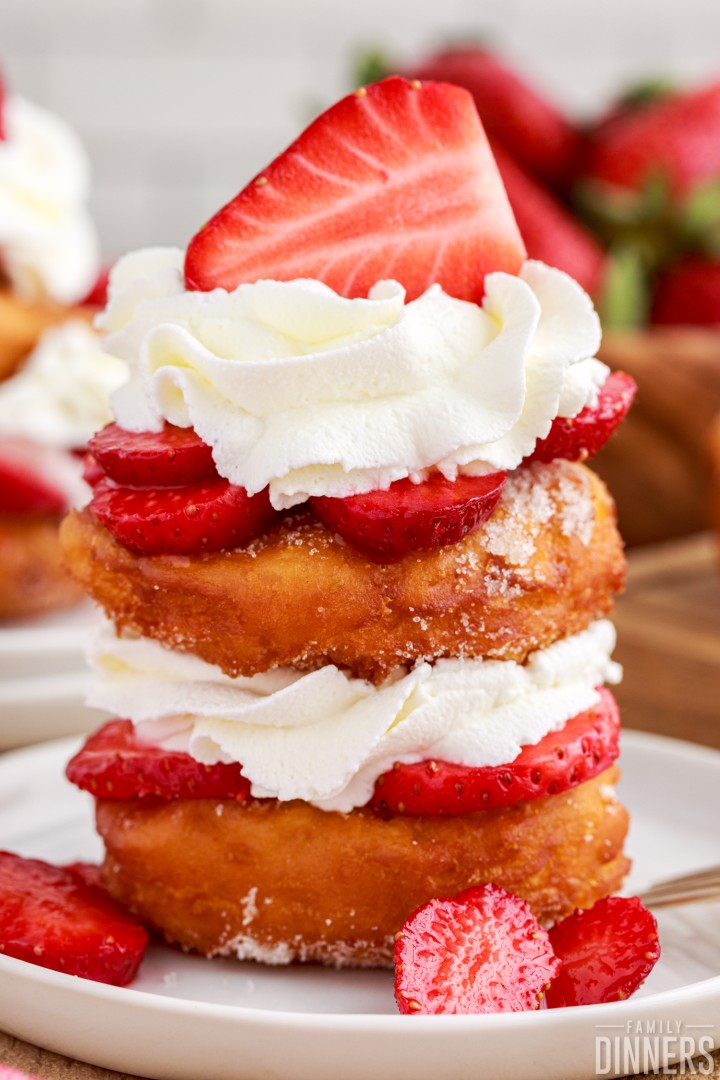 Deep Fried Strawberry Shortcake - Family Dinners