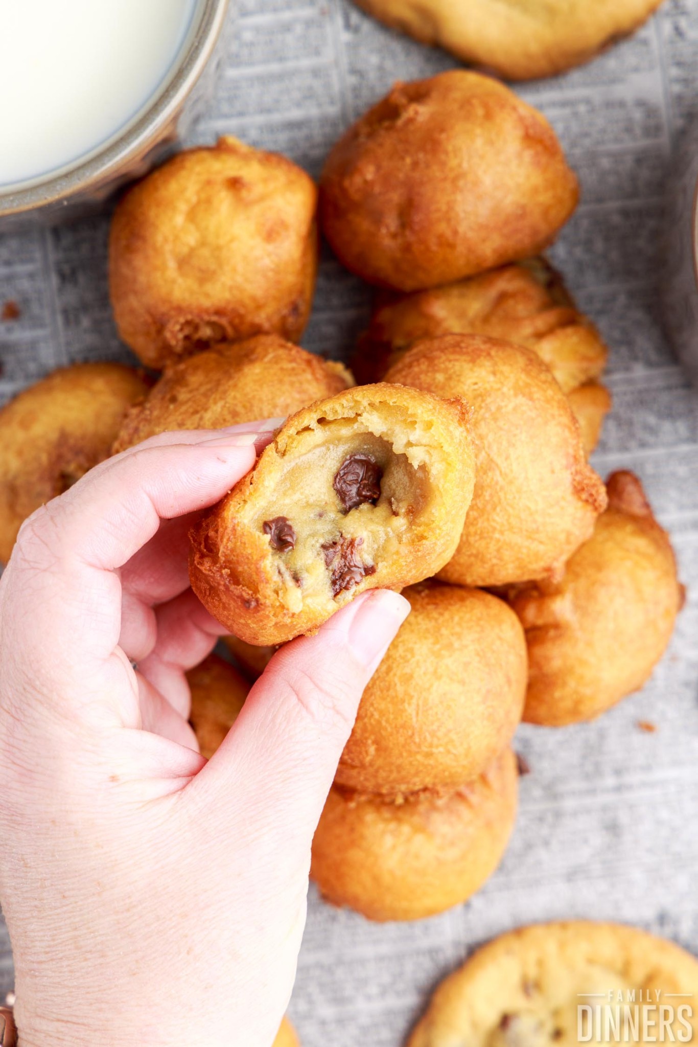 Deep Fried Cookie Dough Bites - Family Dinners