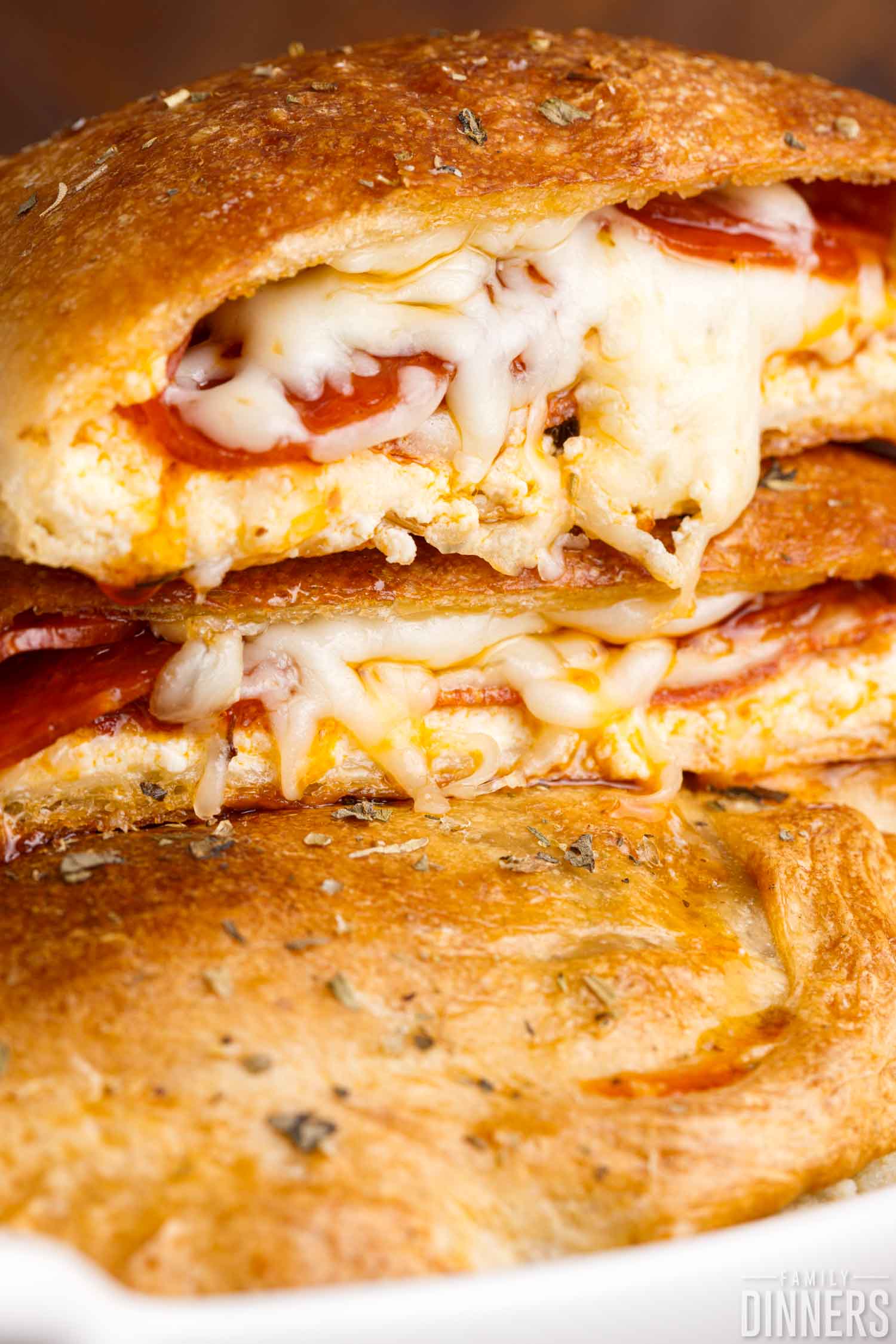 Easy Pepperoni Calzone - Family Dinners