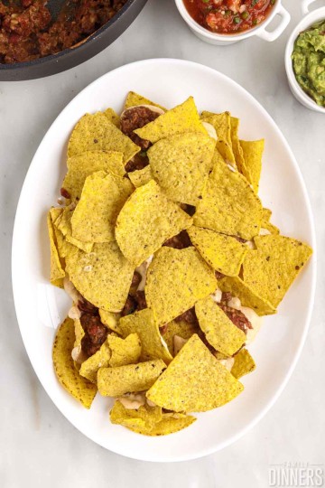 Loaded Beef Nachos - Family Dinners