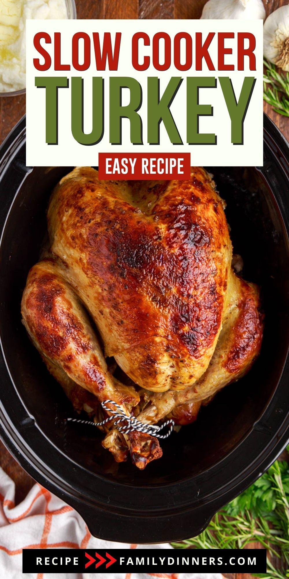 Easy Crockpot Thanksgiving Turkey Recipe