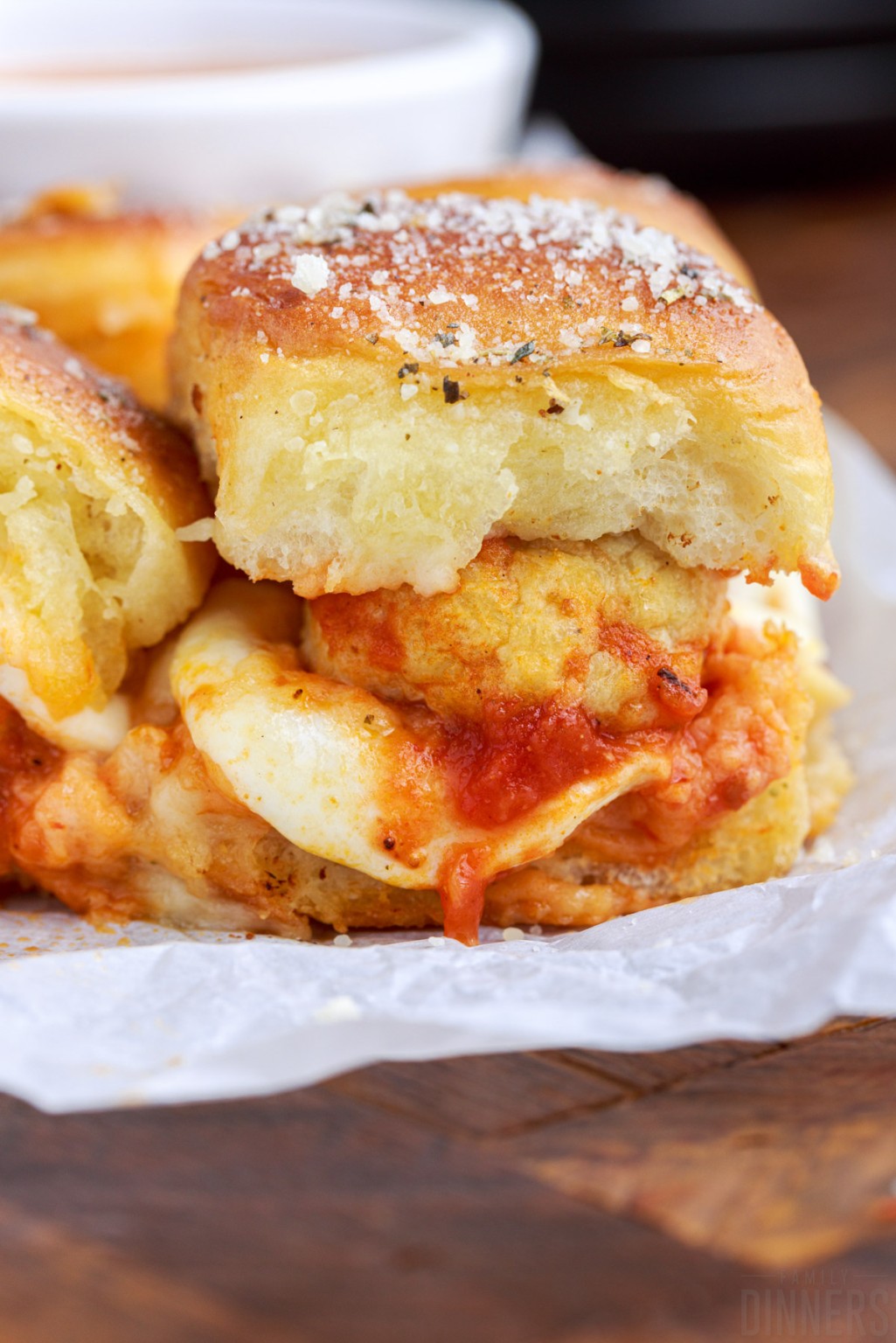 Hawaiian Roll Meatball Sliders - Family Dinners