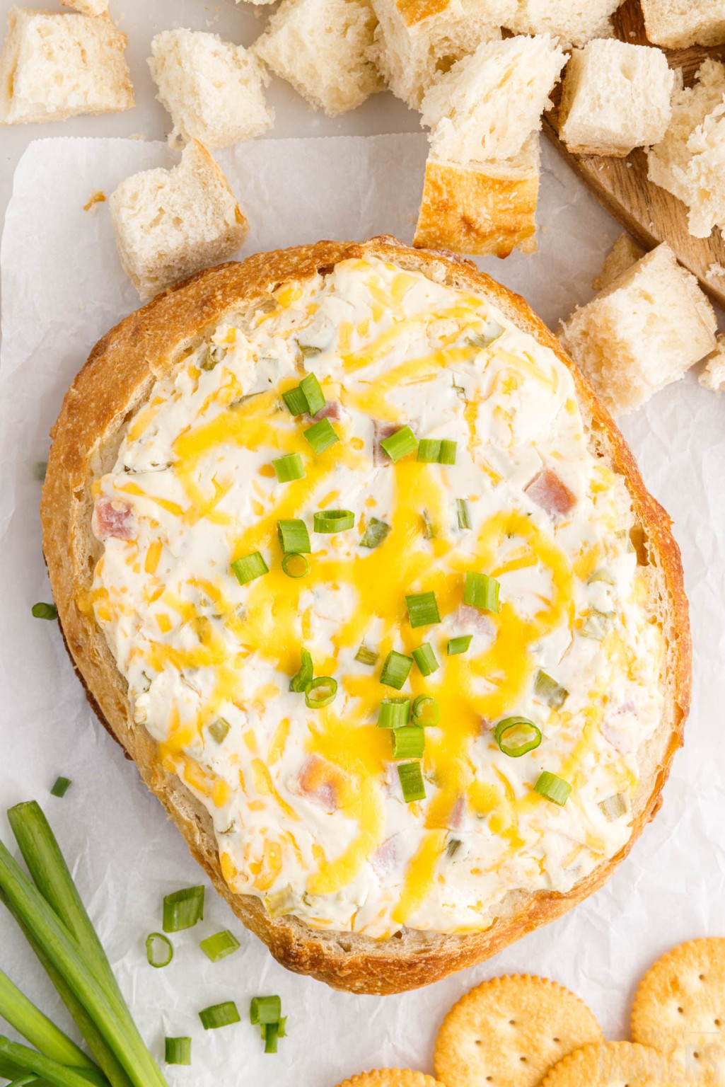 Mississippi Sin Dip Baked In A Bread Bowl