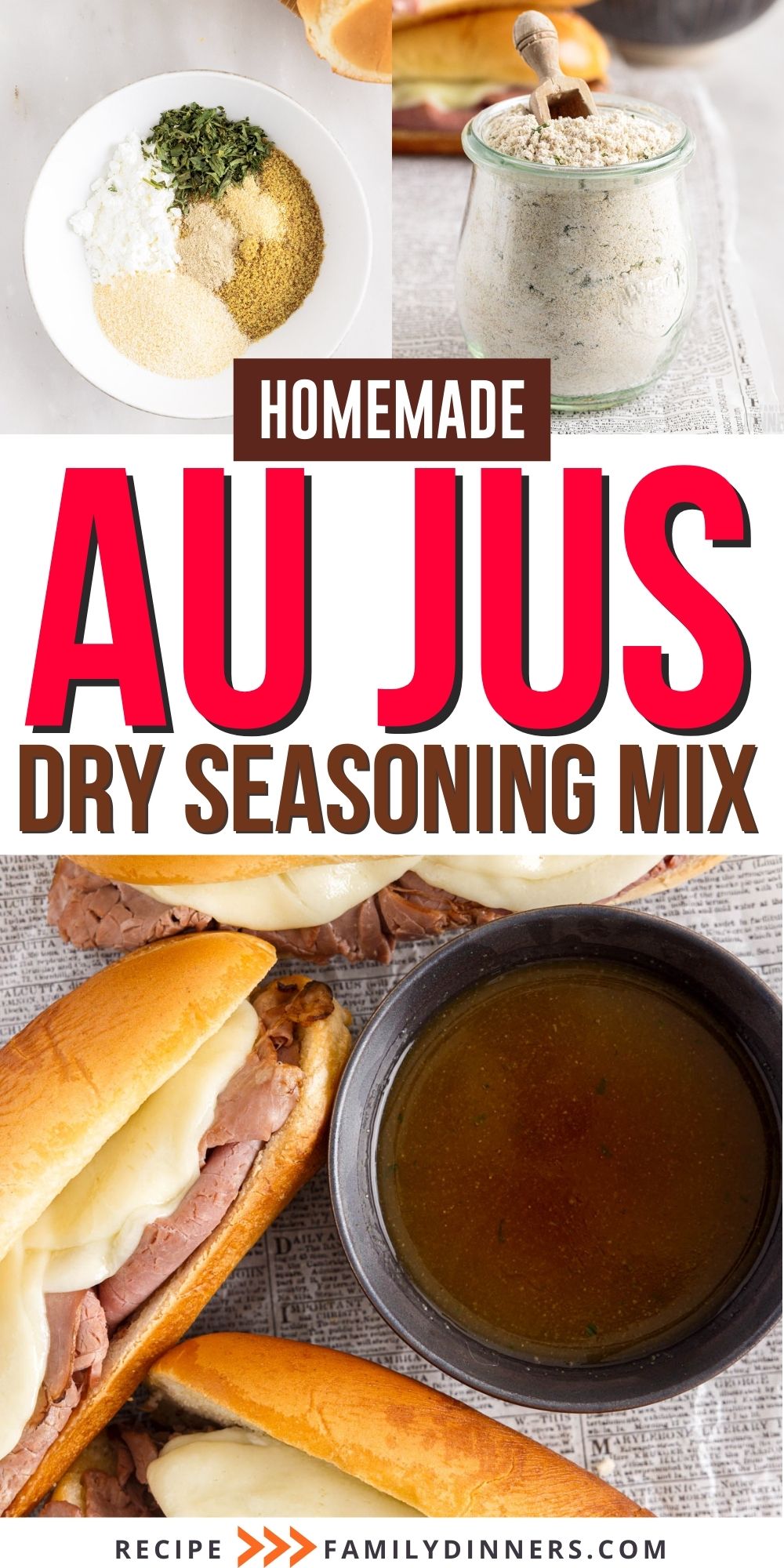 Dry Au Jus Seasoning Mix Recipe - Family Dinners