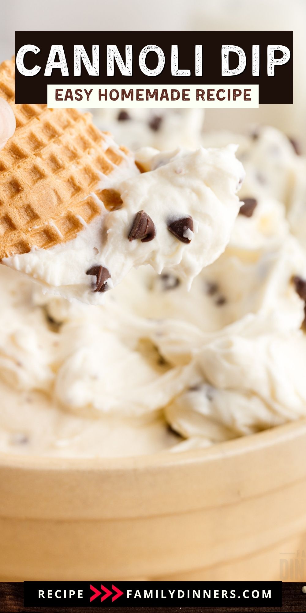 5 Ingredient Cannoli Dip Recipe With Mascarpone Cheese