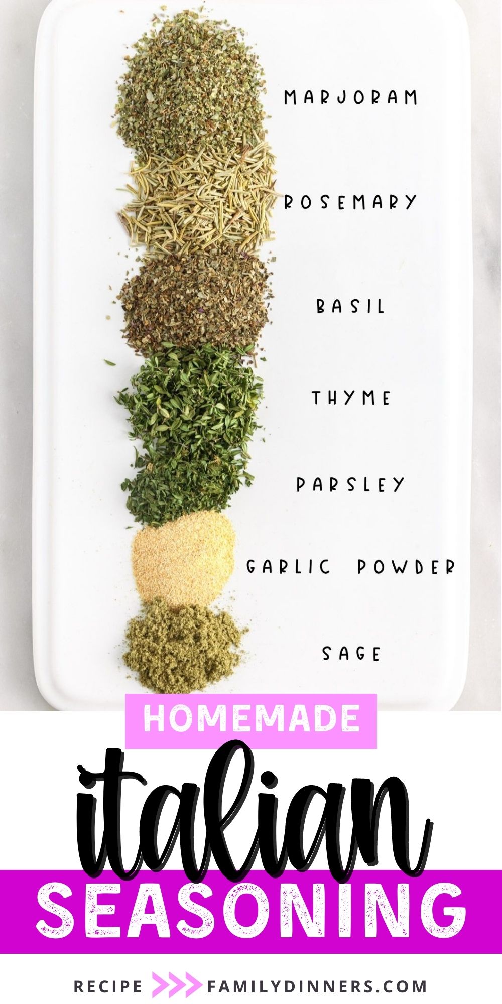Italian Seasoning Substitute - Family Dinners