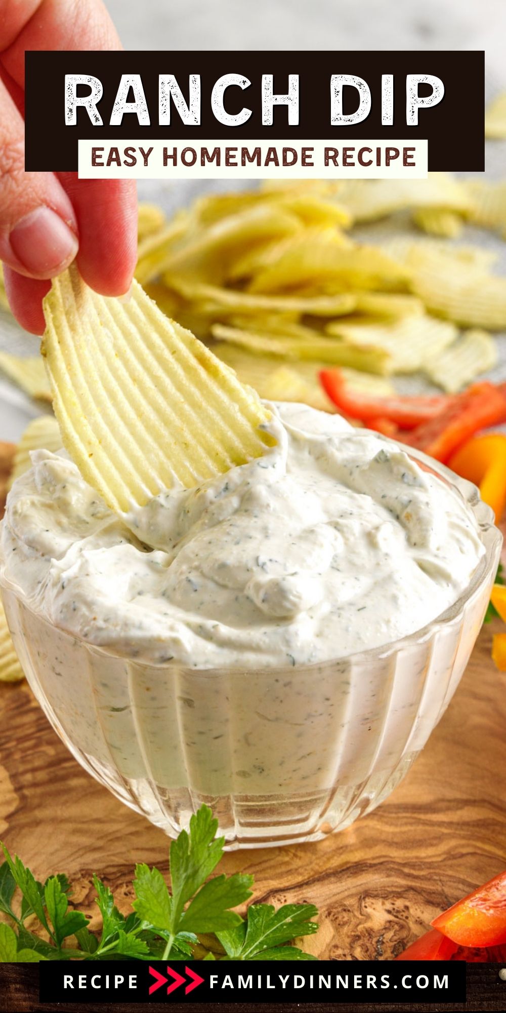 Easy Homemade Ranch Dip Recipe - Family Dinners