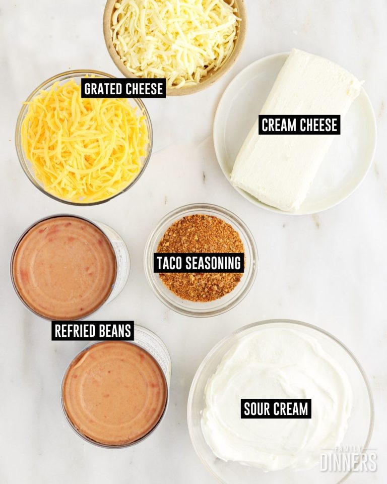 The Best Texas Trash Dip (Baked Cheesy Bean Dip)