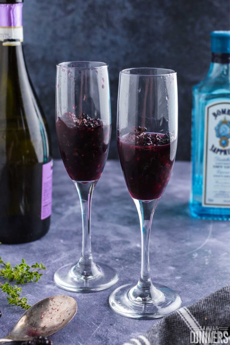 Blackberry Gin Cocktail Recipe - Alcohol or Non Alcohol Version